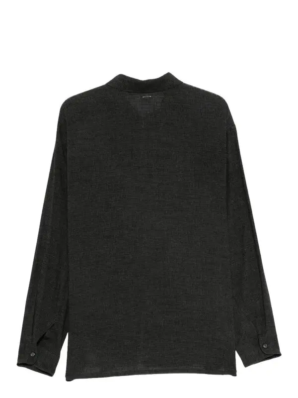 POST ARCHIVE FACTION Zip-up Check-pattern Jacket - Grey