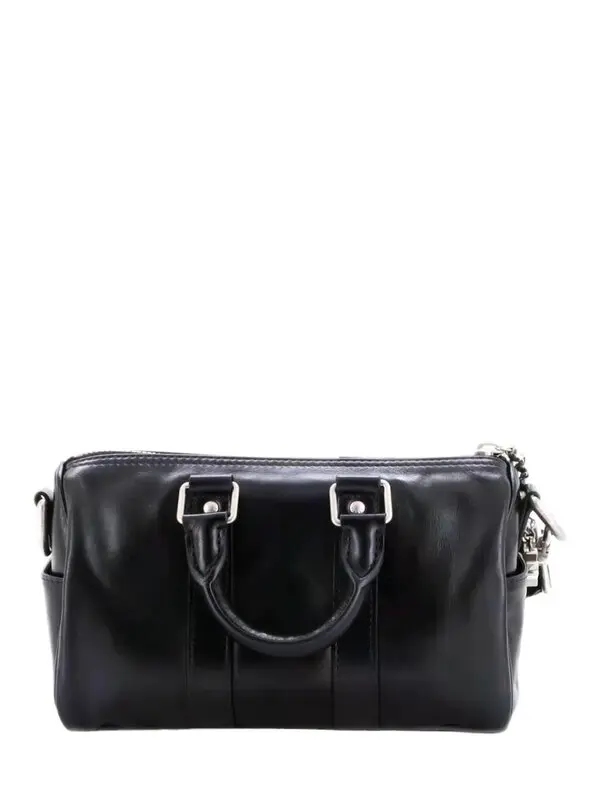 LOUIS VUITTON Keepall Cargo Bandouliere Bag Calfskin With Monogram Leather 25 Travel Bag - Black