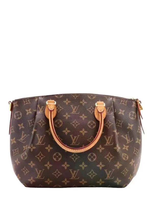 LOUIS VUITTON Monogram Canvas Pm Satchel Handbag - Brown