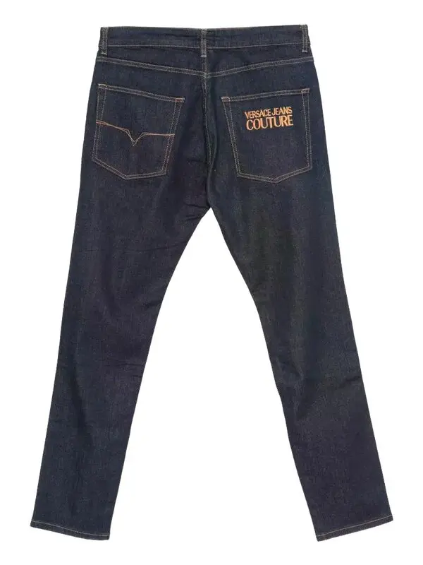 Versace Belt-loops Jeans - Blue