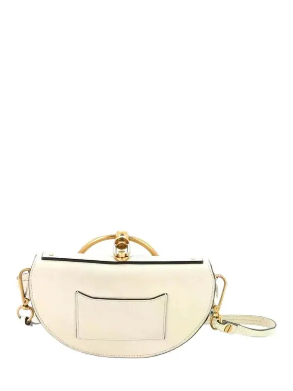 Chloé Nile Leather Mini Crossbody Bag - Neutrals