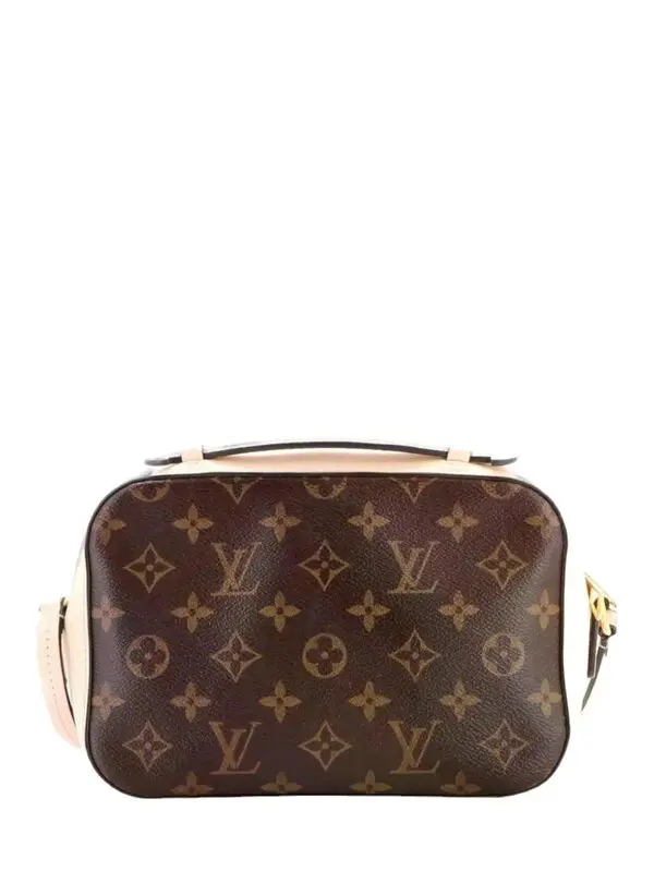 LOUIS VUITTON Saintonge Handbag Monogram Canvas With Leather Crossbody Bag - Neutrals