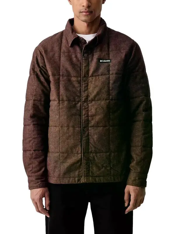 Columbia Quilted Shirt Jacket - Brown