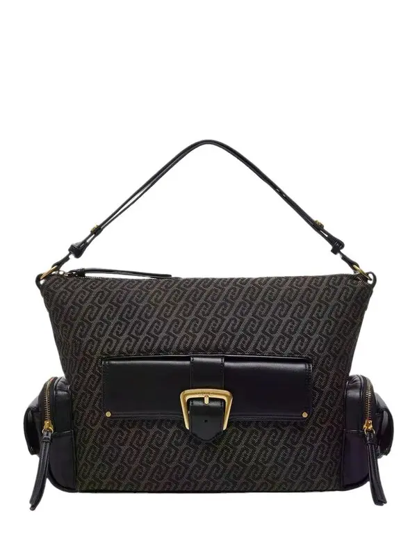 Liu Jo Medium Monogram Shoulder Bag - Brown