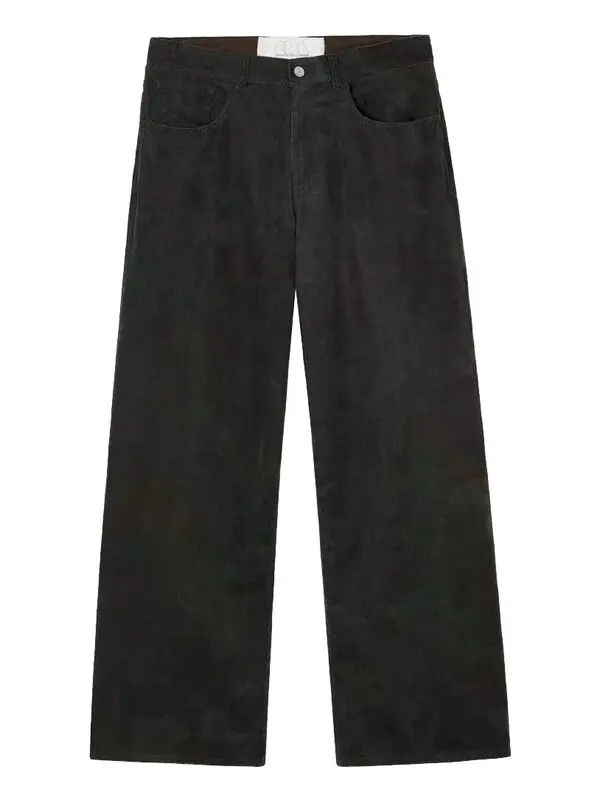 ERL Faded Corduroy Wide-leg Trousers - Brown