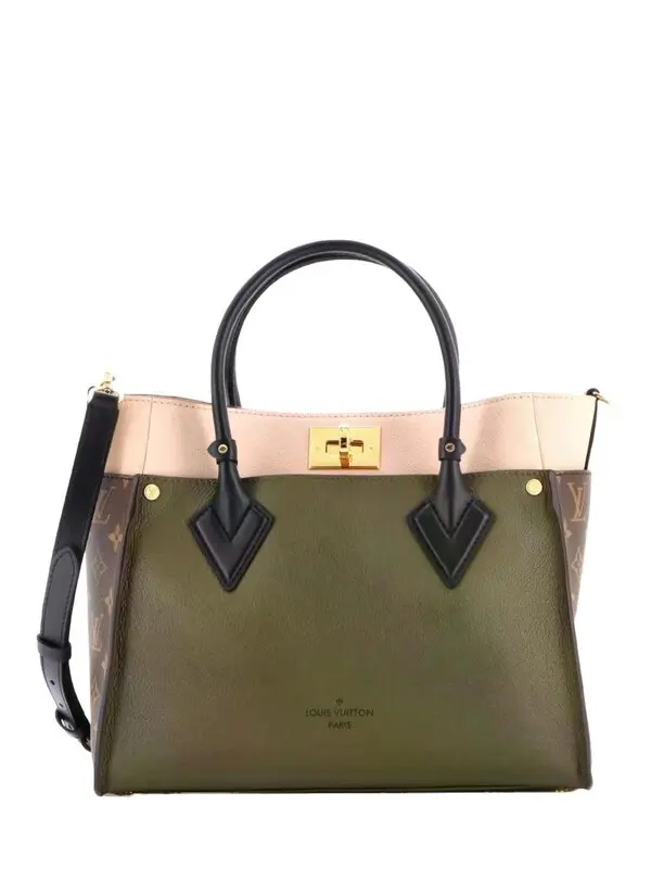 LOUIS VUITTON On My Side Tote Bag Mm Monogram Canvas - Green