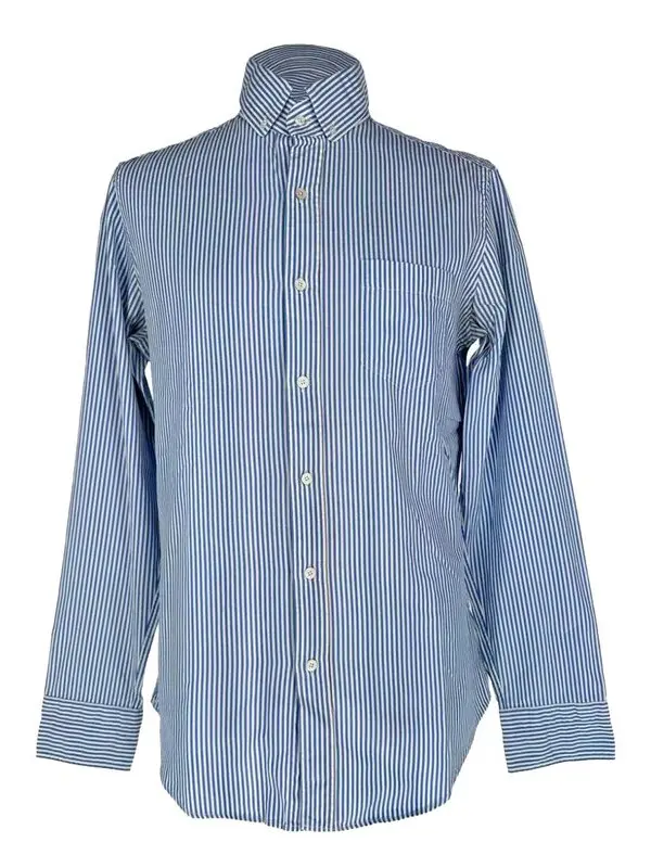 TOM FORD Striped Button-down Shirt - Blue