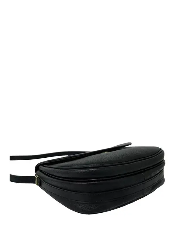 Burberry 2000-2017 Calf Leather Crossbody Bag - Black
