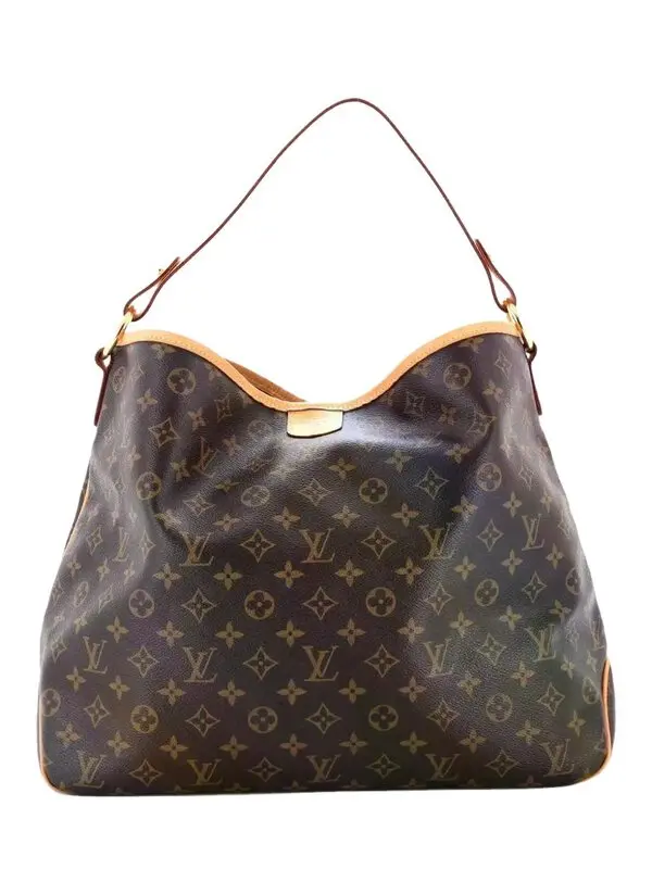 LOUIS VUITTON Monogram Canvas Mm Hobo Bag - Brown