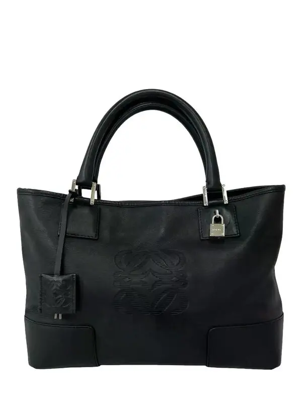 Loewe 20th Century Leather Tote Bag - Black