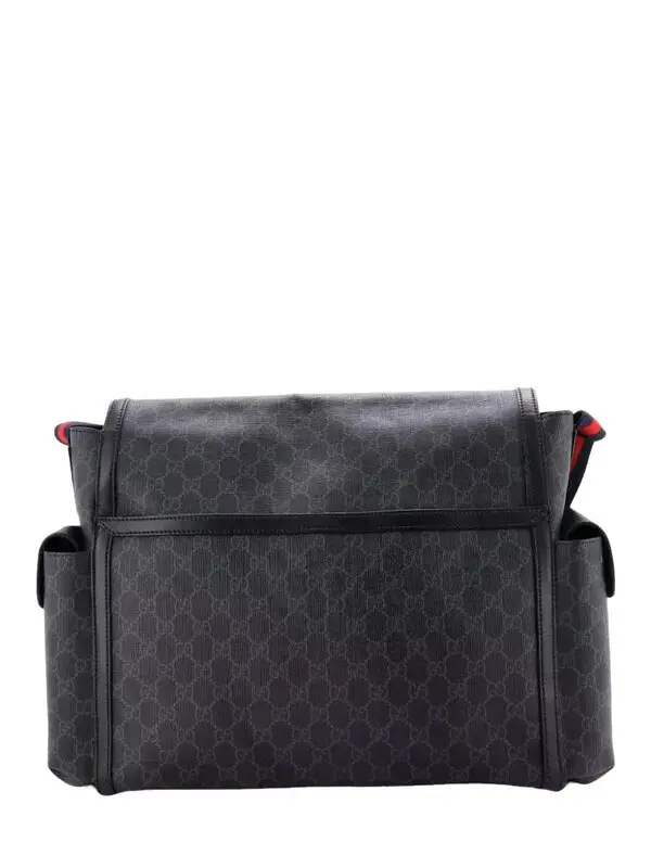 Gucci Gg Coated Canvas Small Crossbody Bag - Black