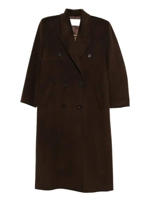THE FRANKIE SHOP Double-breasted Coat - Black