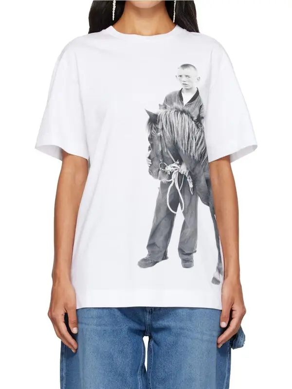 Simone Rocha Printed T-shirt - White