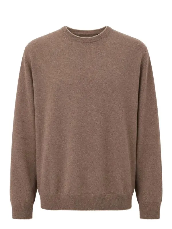 Paul & Shark Crewneck Cashmere Sweater - Brown