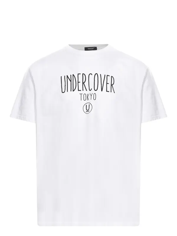 Undercover Logo Printed Crewneck T-shirt - White
