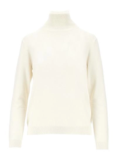 Max Mara Turtleneck Sweater - White