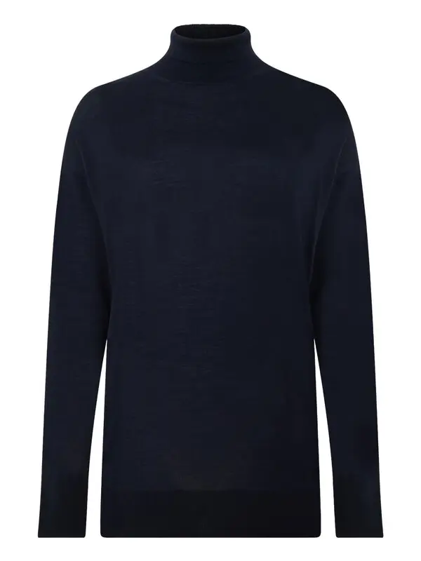 Max Mara High Neck Sweater - Black