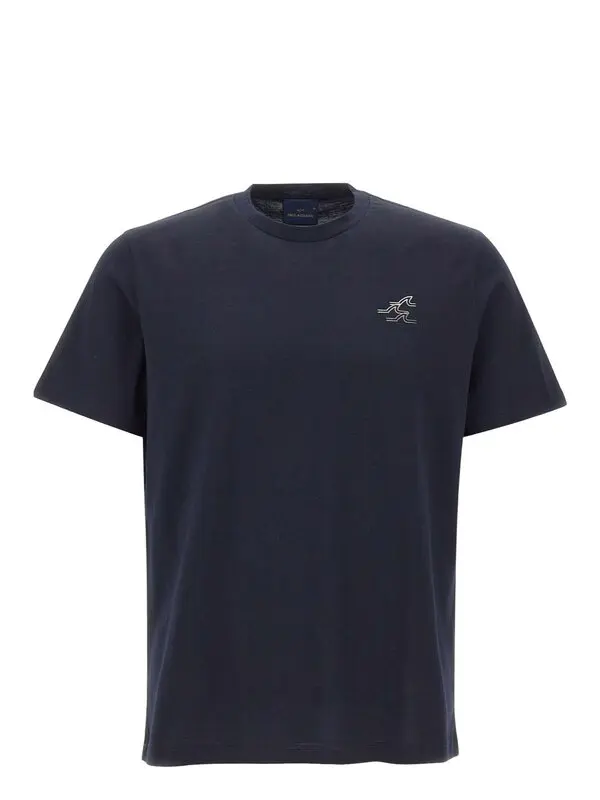 Paul & Shark Logo Crew-neck T-shirt - Blue
