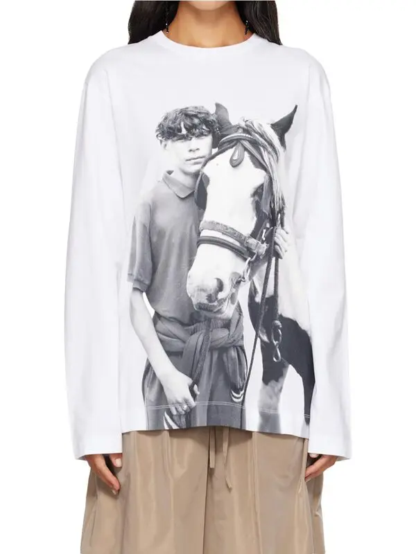 Simone Rocha Printed T-shirt - White