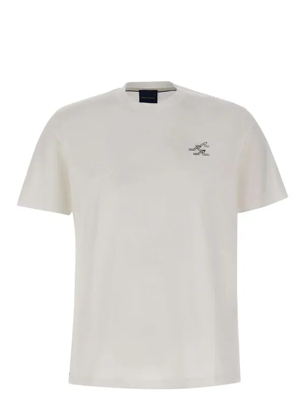 Paul & Shark Logo Crew-neck T-shirt - White