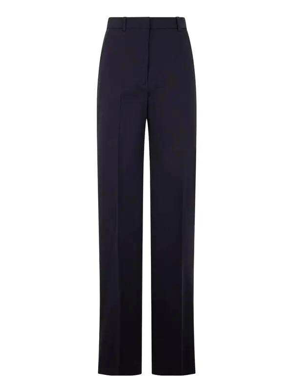 Max Mara Vanesio Straight Leg Pants - Black
