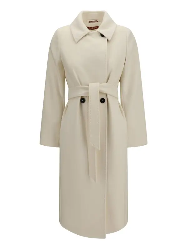 Max Mara Long-sleeved Coat - Nude