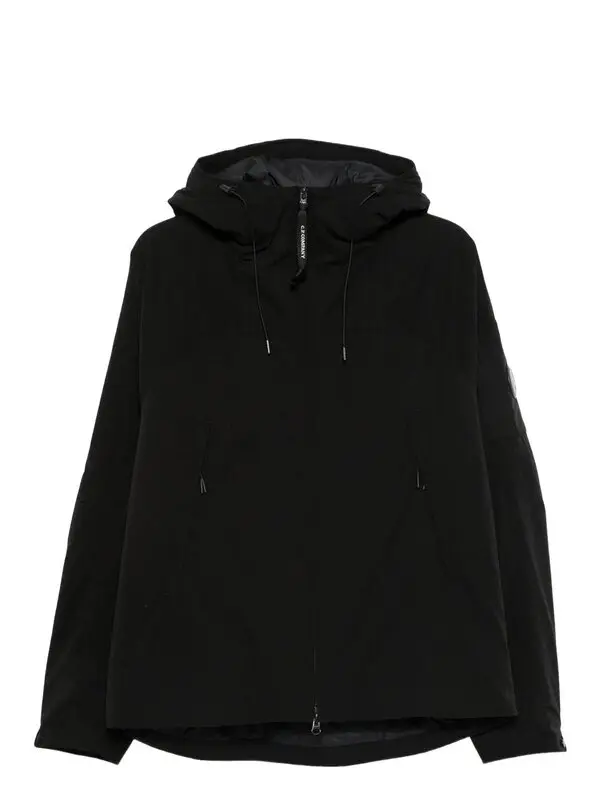 C.P. COMPANY Lens Detail Zip-up Jacket - Black