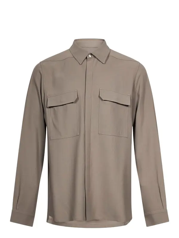 Rick Owens Long-sleeved Shirt - Nude