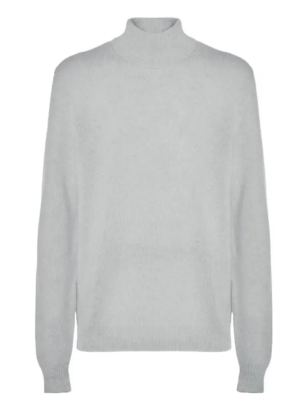 Malo High Neck Jumper - Cement