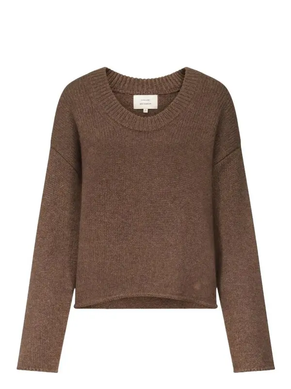 Loulou De Saison Derry Ribbed Cashmere Sweater - Coffee