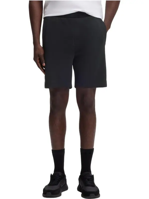 Hugo Boss Elastic Waist Shorts With Side Pockets - Blue