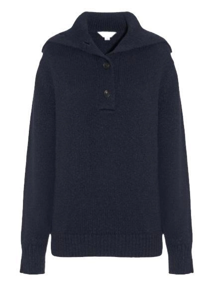Malo High Neck Cashmere Sweater - Blue