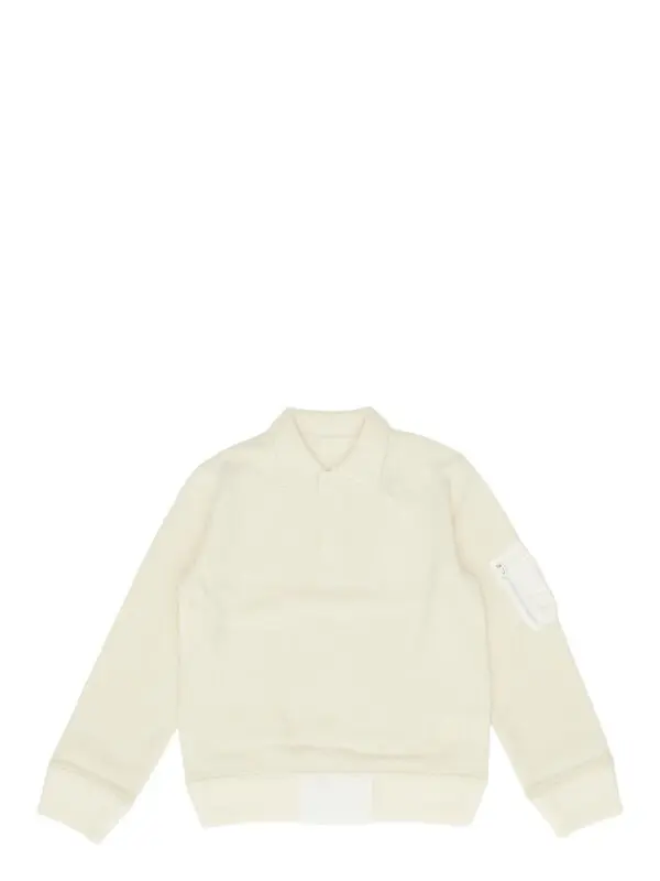 Sacai Wool Knit Polo Shirt - No