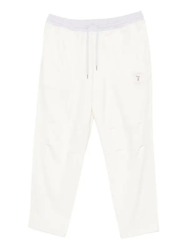 Brunello Cucinelli Drawstring-waist Track Pants - White