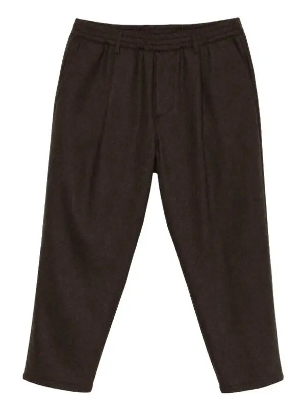 Eleventy Straight-leg Casual Trousers - Black
