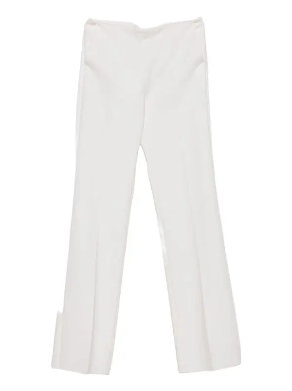 Max Mara Straight Leg Trousers - White