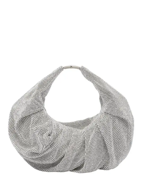 Benedetta Bruzziches Yennefer Crystal Shoulder Bag - Gray