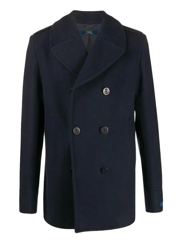 Polo Ralph Lauren Double-breasted Pea Coat - Black