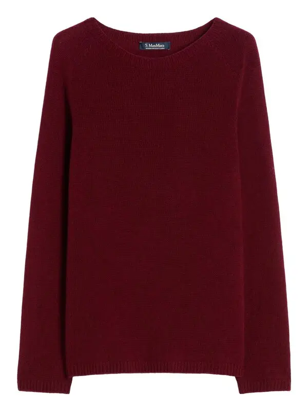 Max Mara Long-sleeved Sweater - Raspberry Color