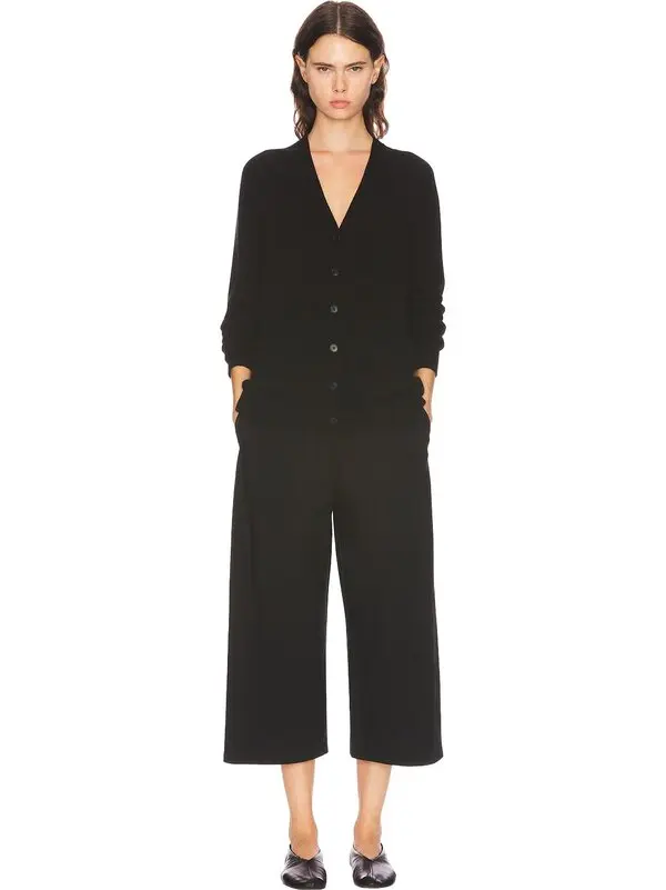 THE ROW Pelagia Cashmere Cardigan - Black