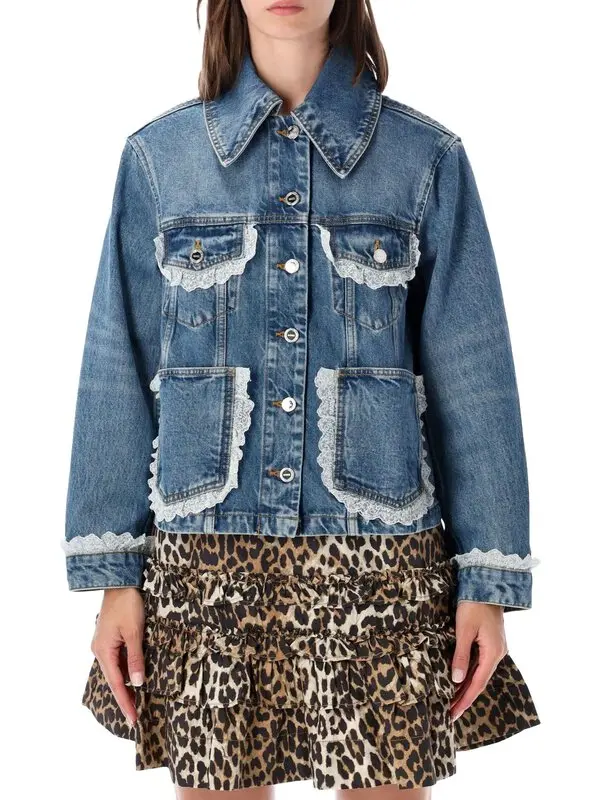GANNI Coat - Blue