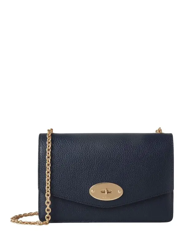 Mulberry Small Darley Crossbody Bag In Calf Leather - Blue