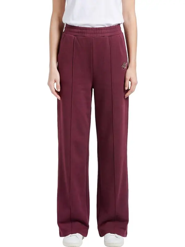 Liu Jo Rhinestone Logo Monogram Jogging Trousers - Red
