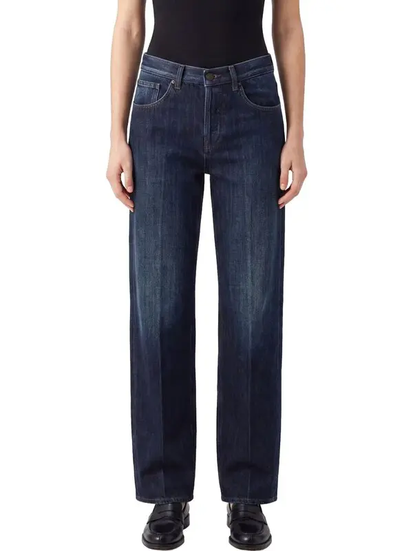 DONDUP Jacklin Mid-rise Wide Leg Jeans - Blue