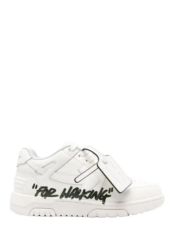 Off-White For Walking" Sneakers - Whiteblack