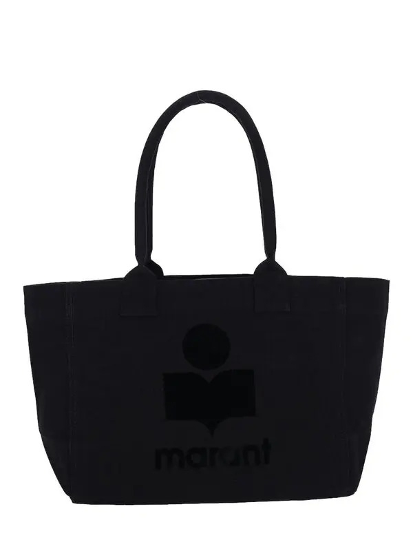 Isabel Marant Étoile 100% Cotton Mini Tote Bag - Black