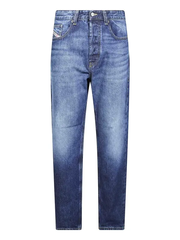 DIESEL® D-macs 100% Cotton Jeans - Blu