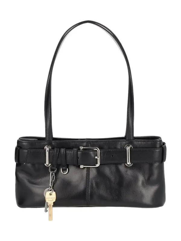 OSOI Brocle Mini Leather Shoulder Bag - Black