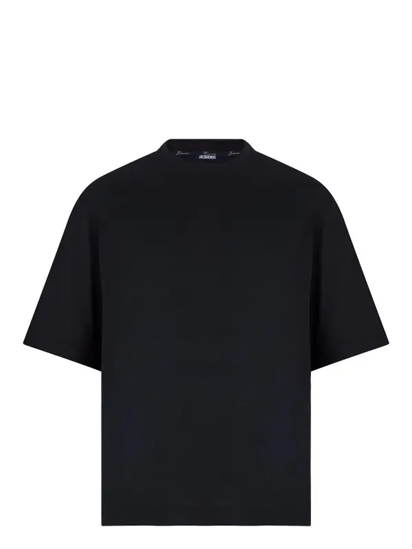 Jacquemus Essential Cotton-blend T-shirt For - Black