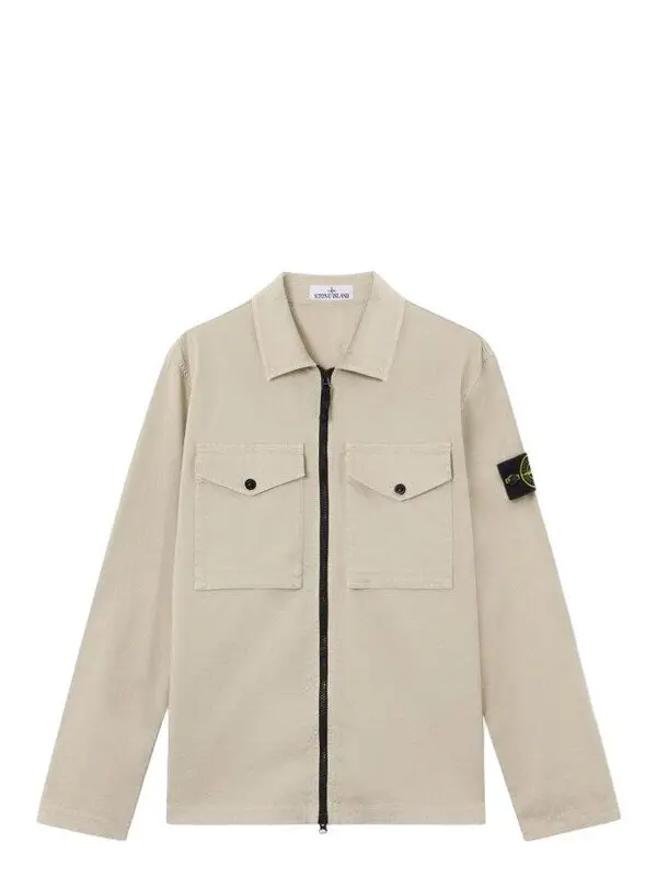 Stone Island Sandstone-treated Overshirt - Sand